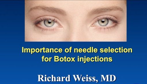 Importance of Needle Selection for Botox injections - Richard Weiss M.D ...